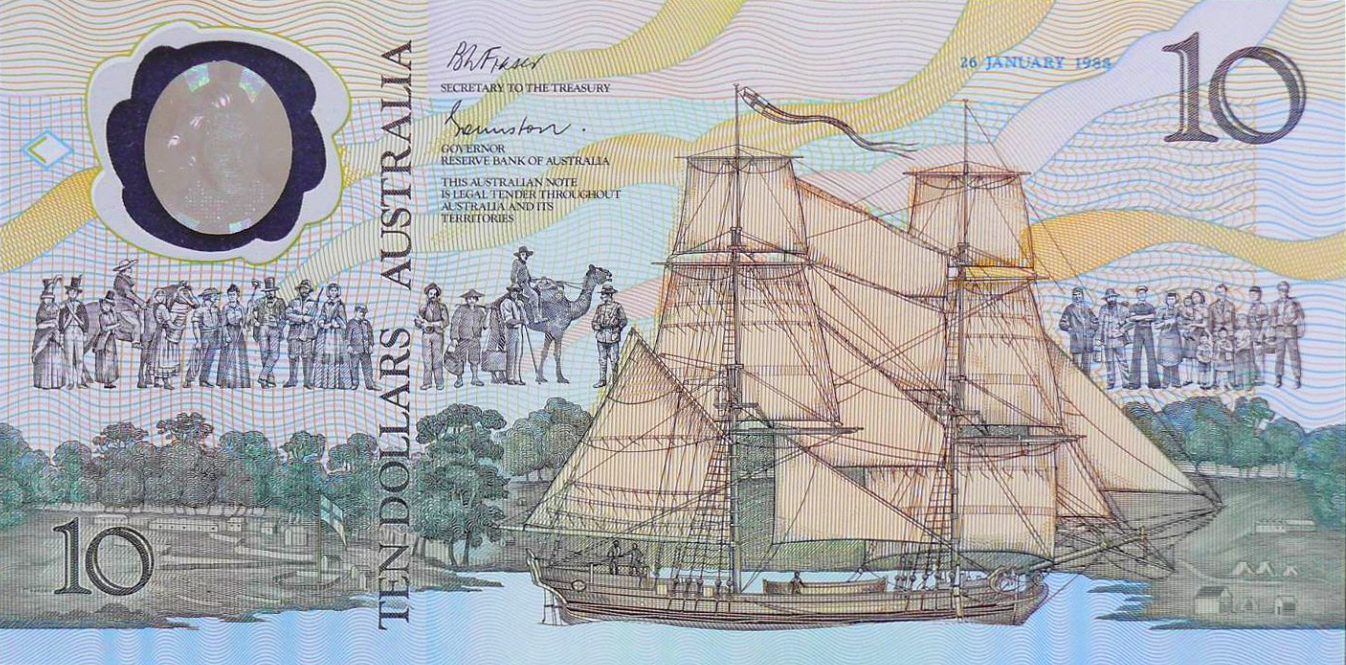 2017 New australian 10 dollars banknote - Numismag