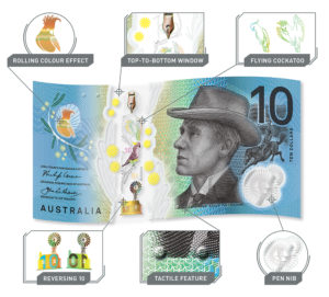 2017 New australian 10 dollars banknote - Numismag