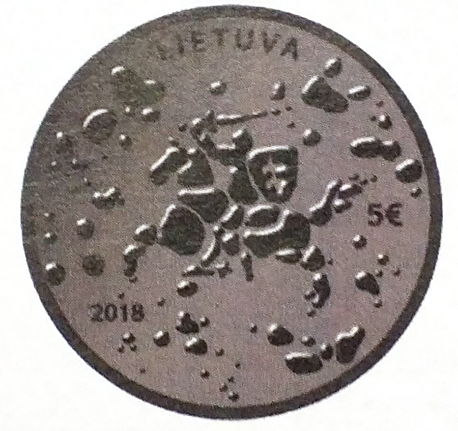 2018 official numismatic program of the Bank of Lithuania - Lietuva