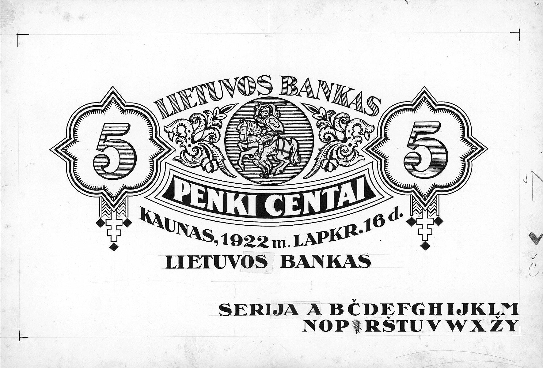 5 Penki Centai lietuvos Bankas - Numismag