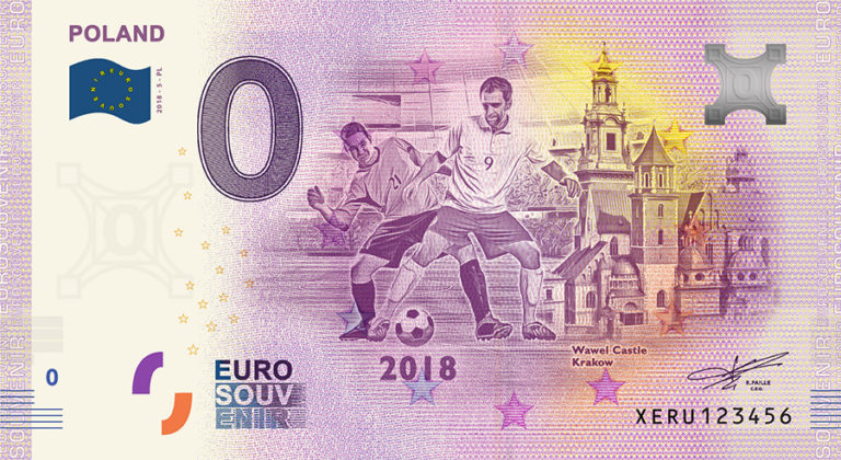 2018 RUSSIA football world cup: the new 32 zero euro banknotes range