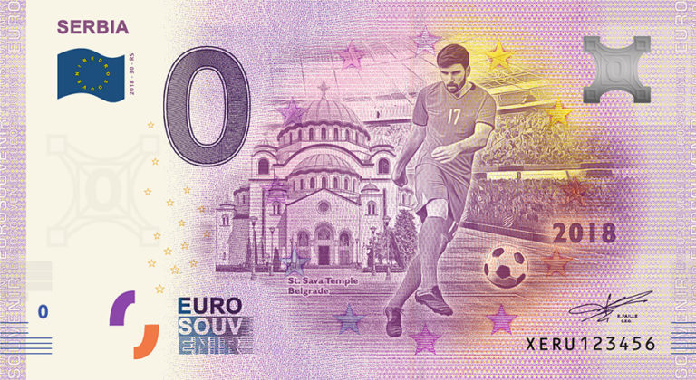 2018 RUSSIA football world cup: the new 32 zero euro banknotes range