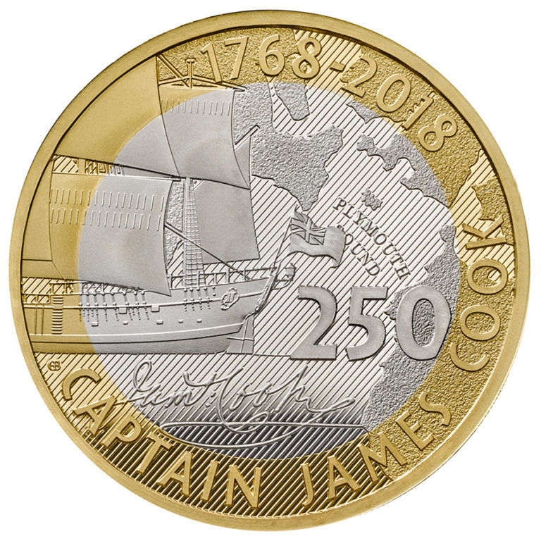 Commemorative Coins - Captain COOK celebrated by Royal Mint silver and ...