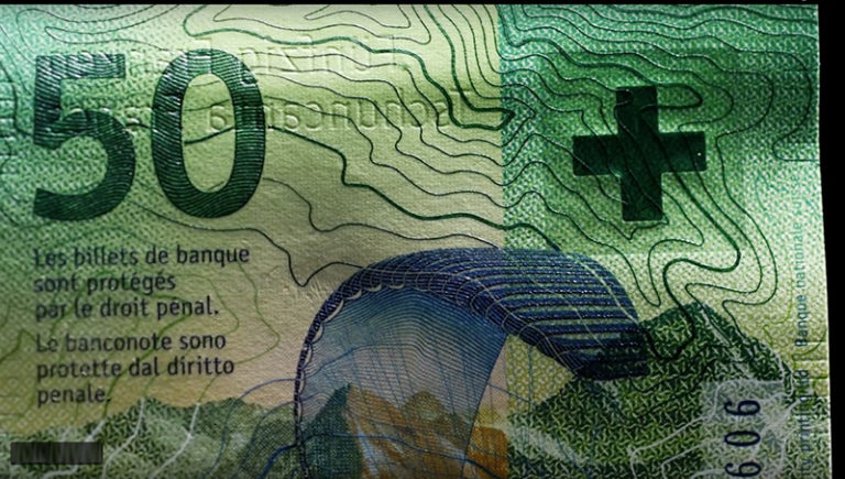 Nouvelle série de billets Suisse 10, 20, 50, 100, 200 et 1000 francs