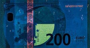 2019 new €100 and €200 euro banknotes - EUROPA series
