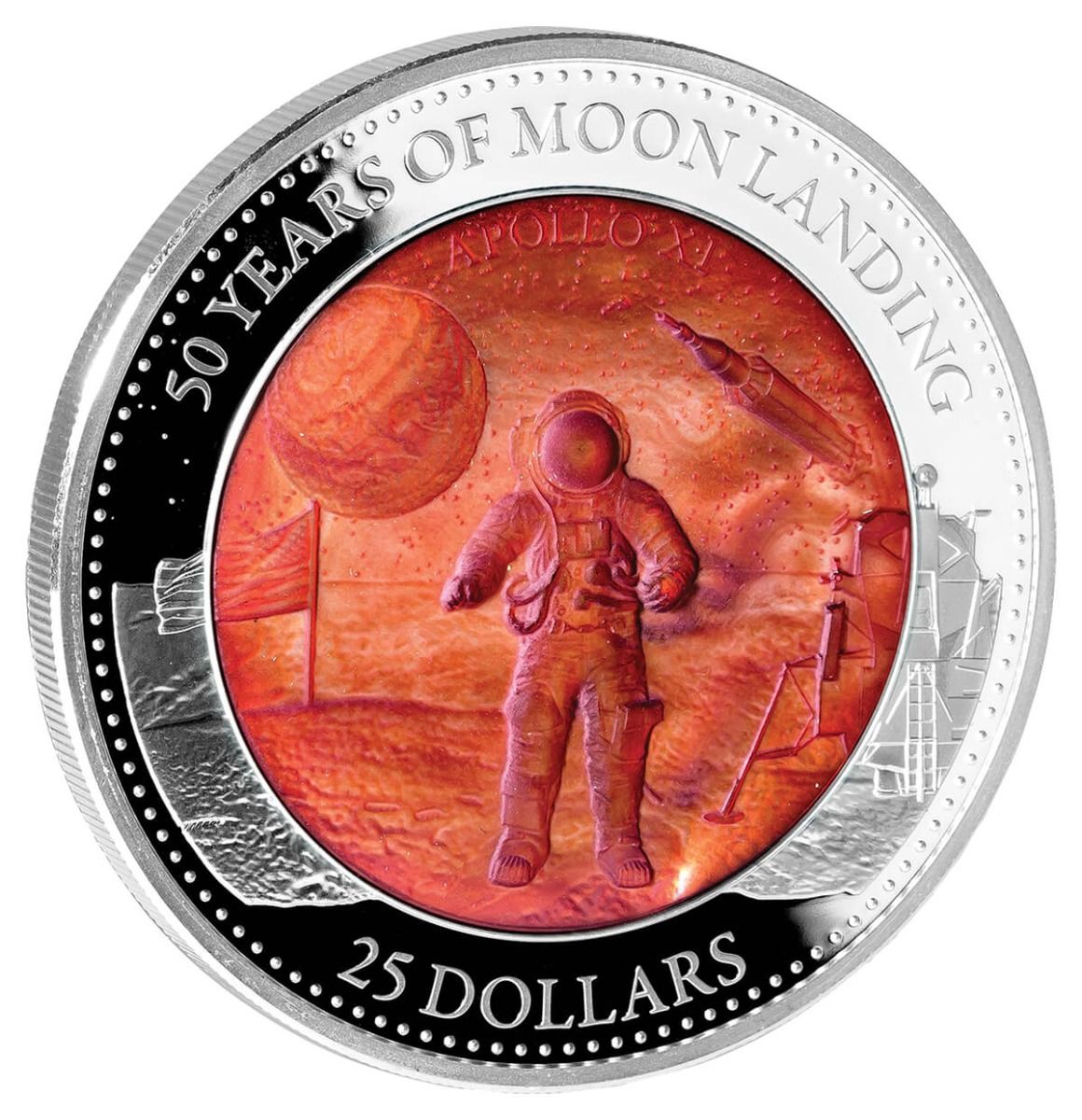 50th anniversary 1969 moon landing, worldwide coins and medals50th ...