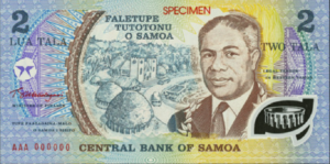 2019 SAMOA new 10 tala commemorative banknote - XVI Pacific Games ...