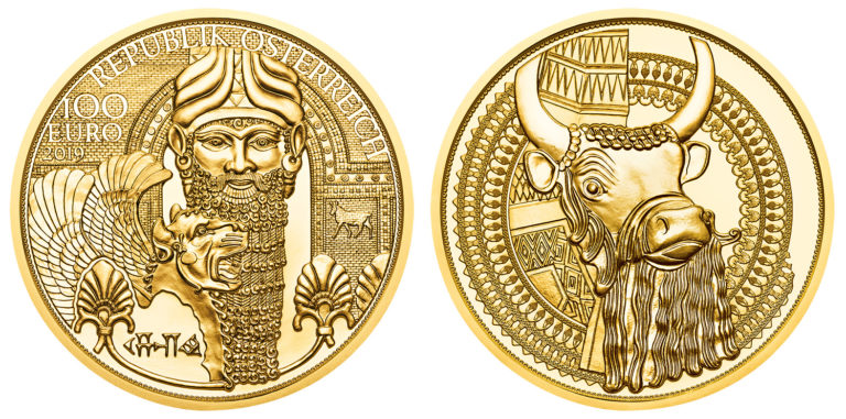 2019 Austrian Gold €100 Mesopotamia coin - Numismag