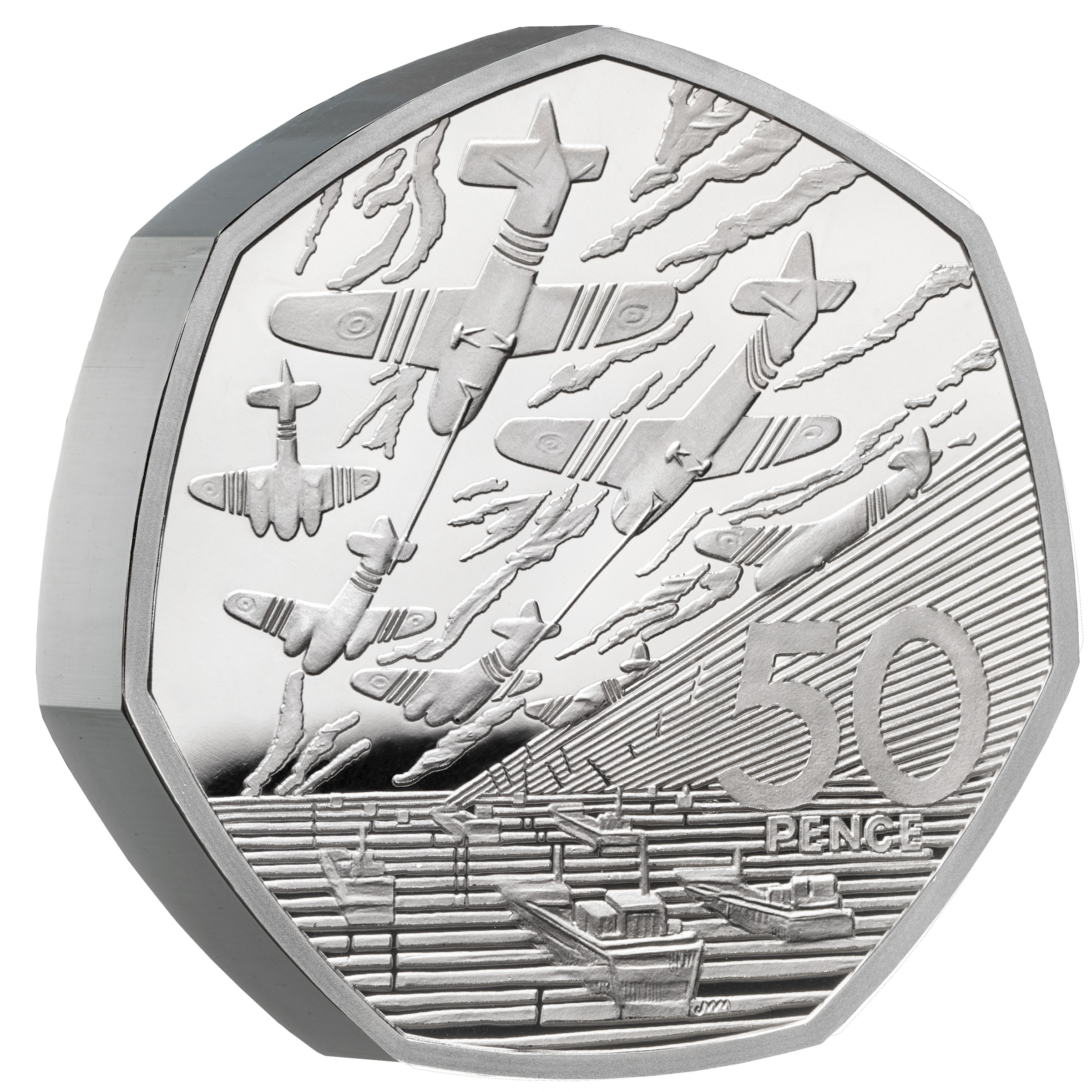 The_50th_Anniversary_of_the_50p_2019_UK_50p_Silver_Proof_Piedfort_Coin ...
