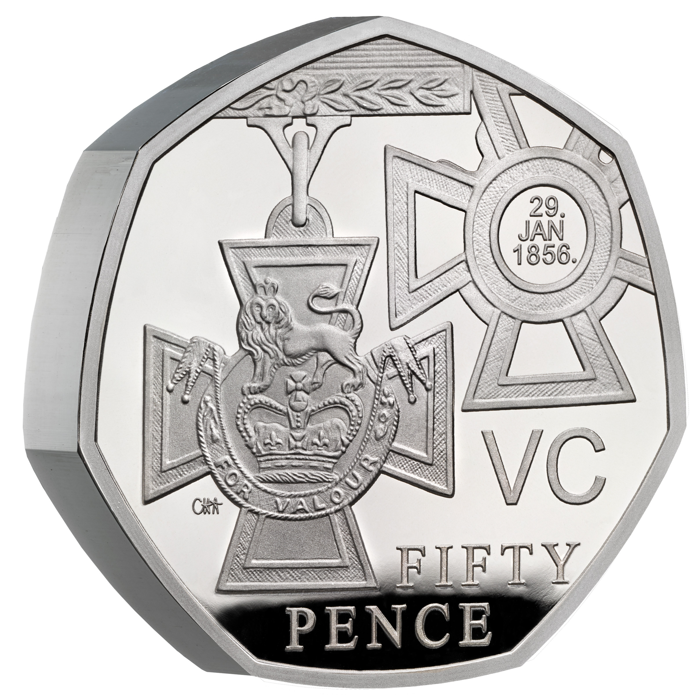 The_50th_Anniversary_of_the_50p_2019_UK_50p_Silver_Proof_Piedfort_Coin ...