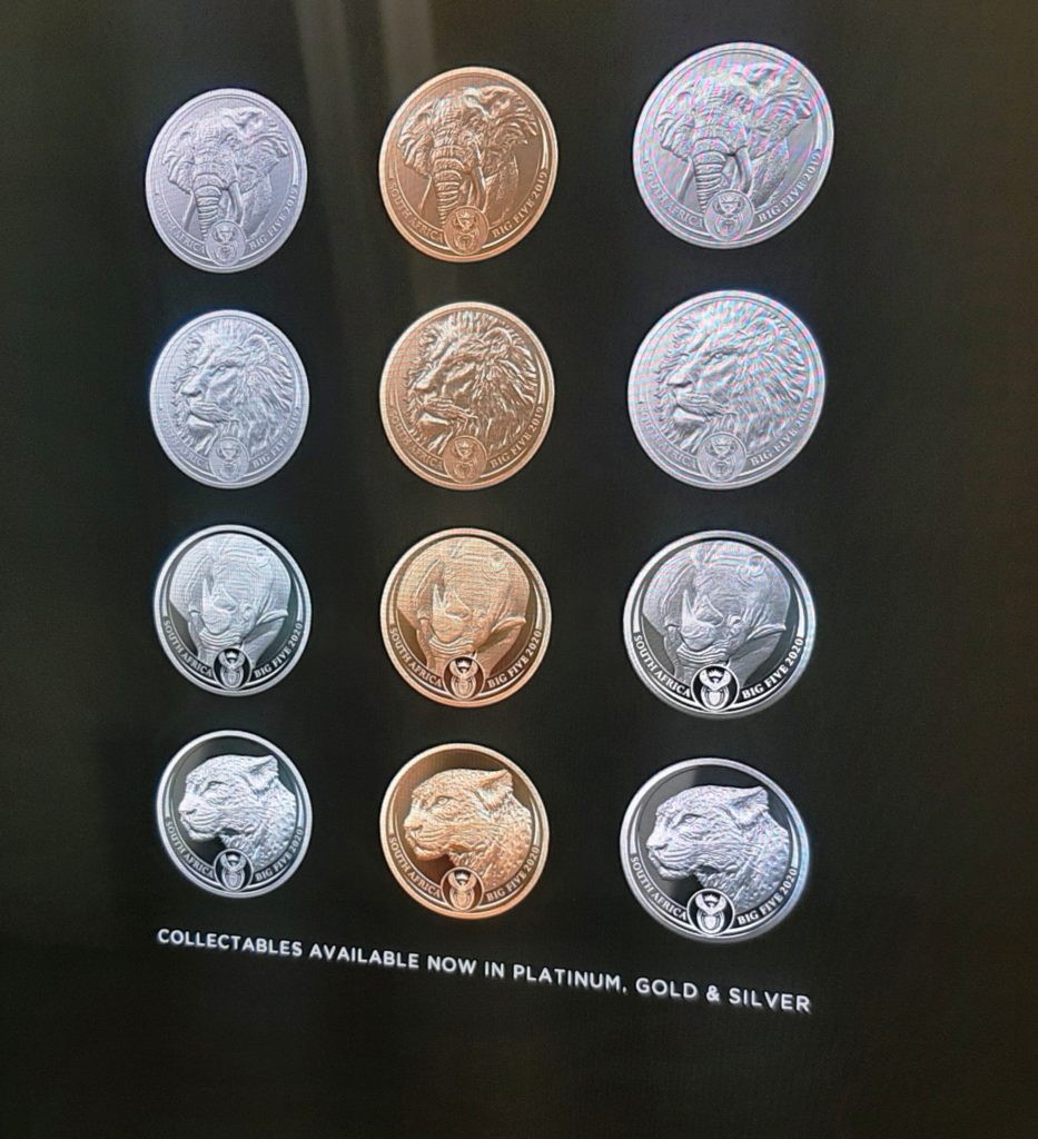 2020 south african numismatic program: Return of the big five! - Numismag