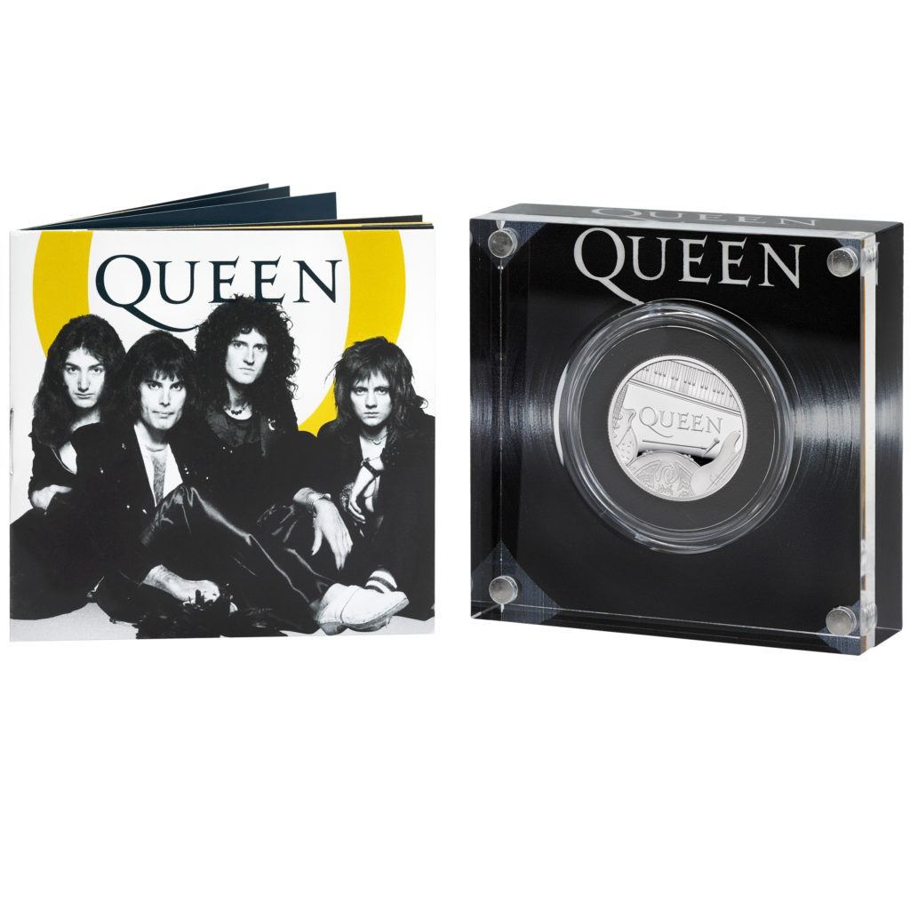 Queen rock music group celebrated with 2020 commemorative coins - Numismag