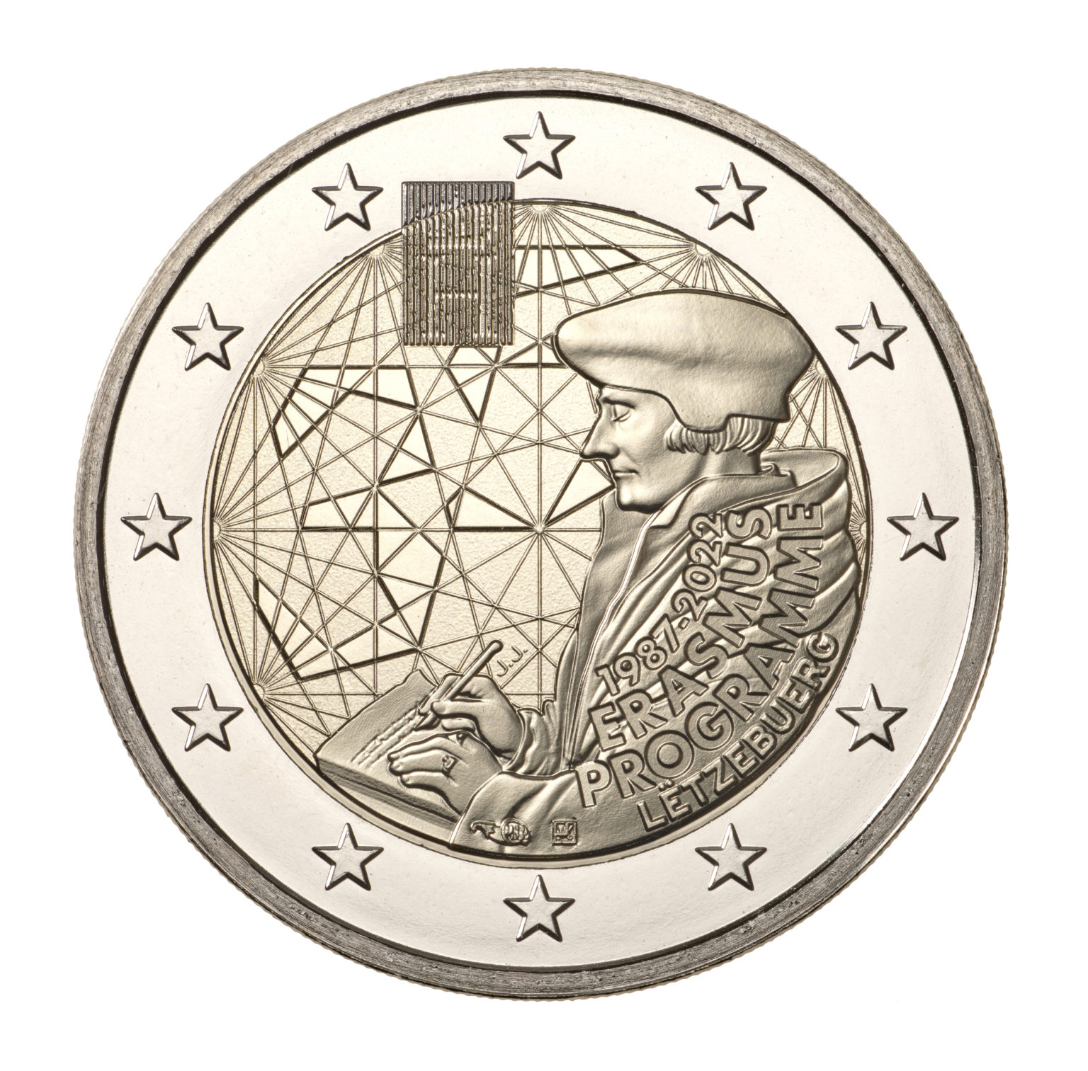 2 euro commemorative coin of 2022, dedicated to the 35th anniversary of ...