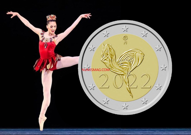 2022 new €2 commemorative coin from Finland: National Ballet. - Numismag