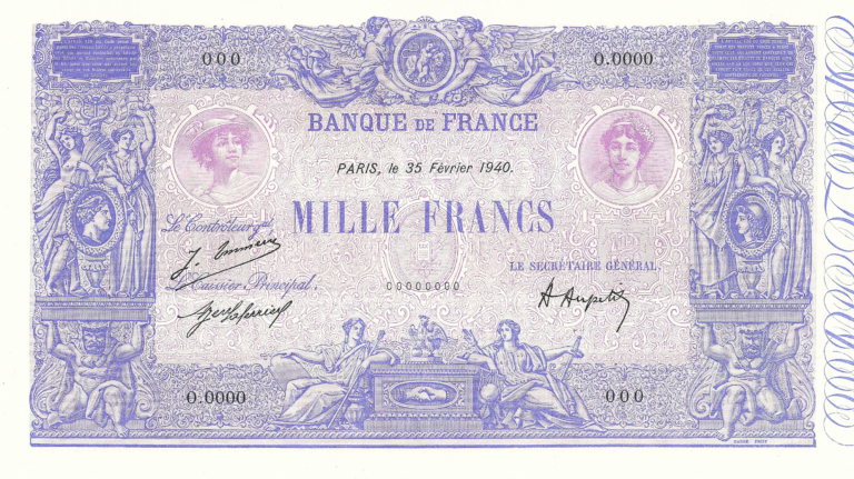 La fabrication des billets en France de Mathieu BIDAUX - Numismag