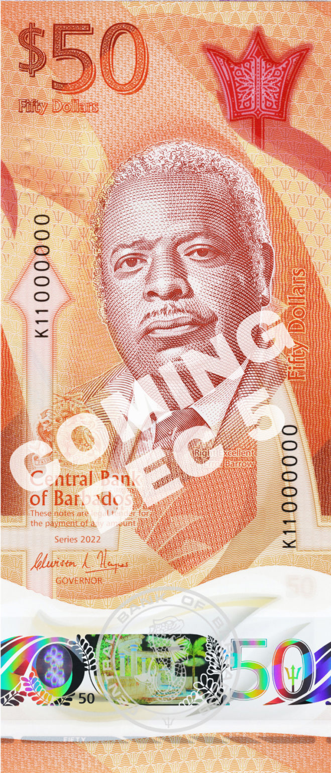 New range of banknotes from Barbados - Numismag